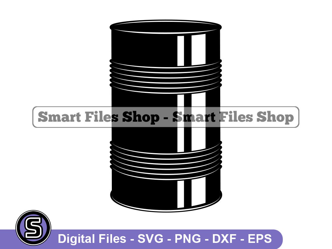 Metal Barrel Svg Barrel Svg Metal Barrel Dxf Metal Barrel | Etsy