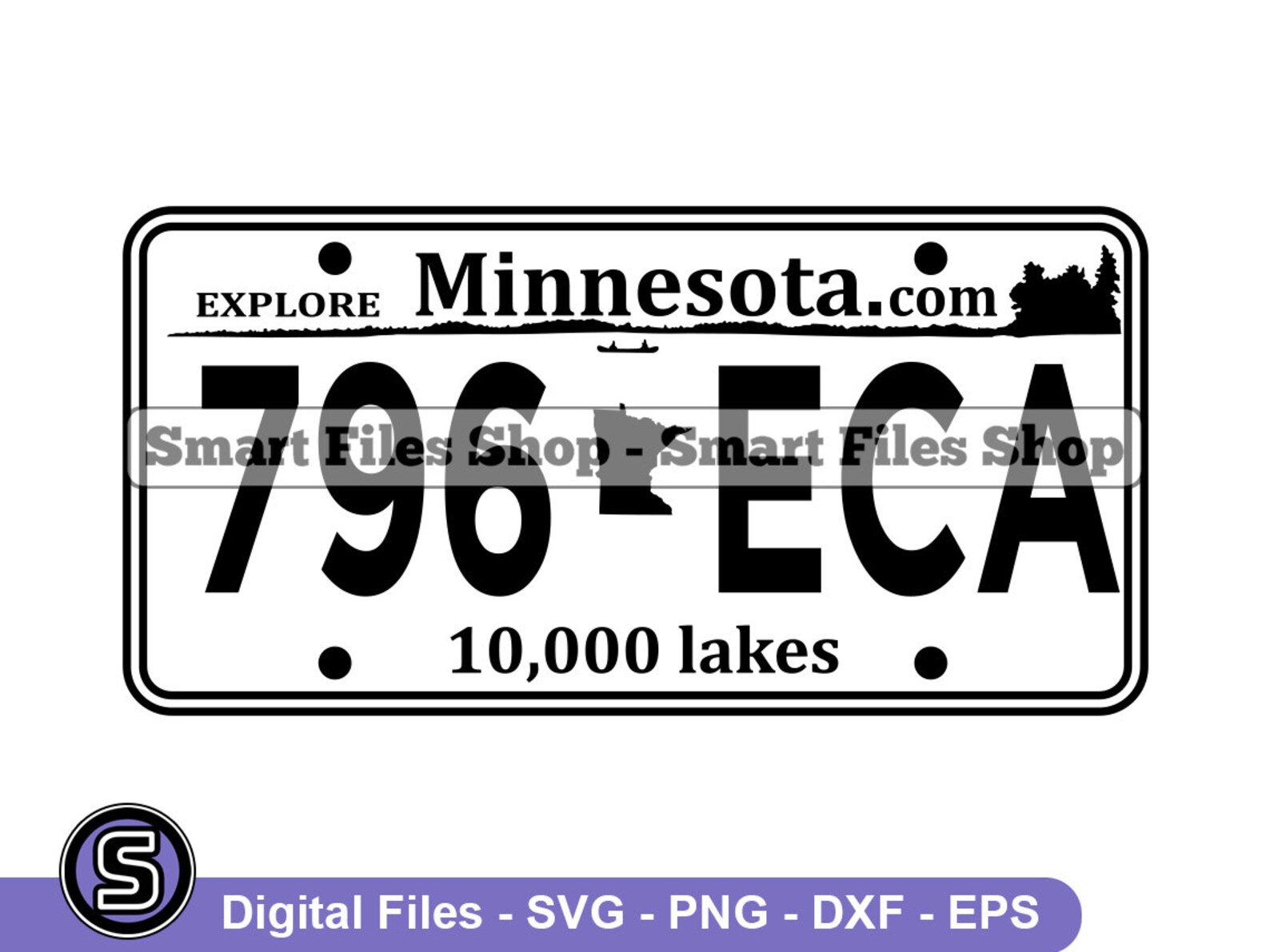 Minnesota Licence Plate Svg, Minnesota Svg, Driving Svg, Driver Svg ...