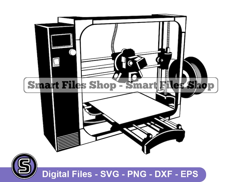 3D Printing Machine Svg 3D Printing Svg 3d Printing Dxf 3d - Etsy