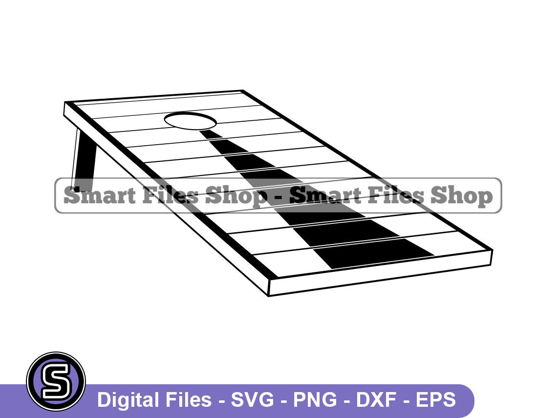 Cornhole Board Svg, Cornhole Game Svg, Backyard Game Svg, Cornhole Dxf ...