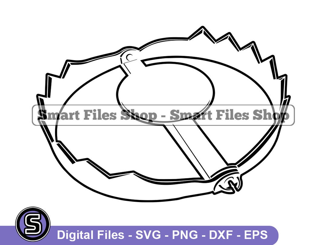 Bear Trap Outline 2 Svg, Bear Trap Svg, Hunting Svg, Bear Trap Dxf ... Bear Trap Outline 2 Svg, Bear Trap Svg, Hunting Svg, Bear Trap Dxf ...