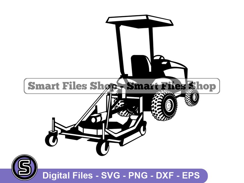 Tractor Grooming Mower Svg Tractor Svg Tractor Dxf Tractor - Etsy