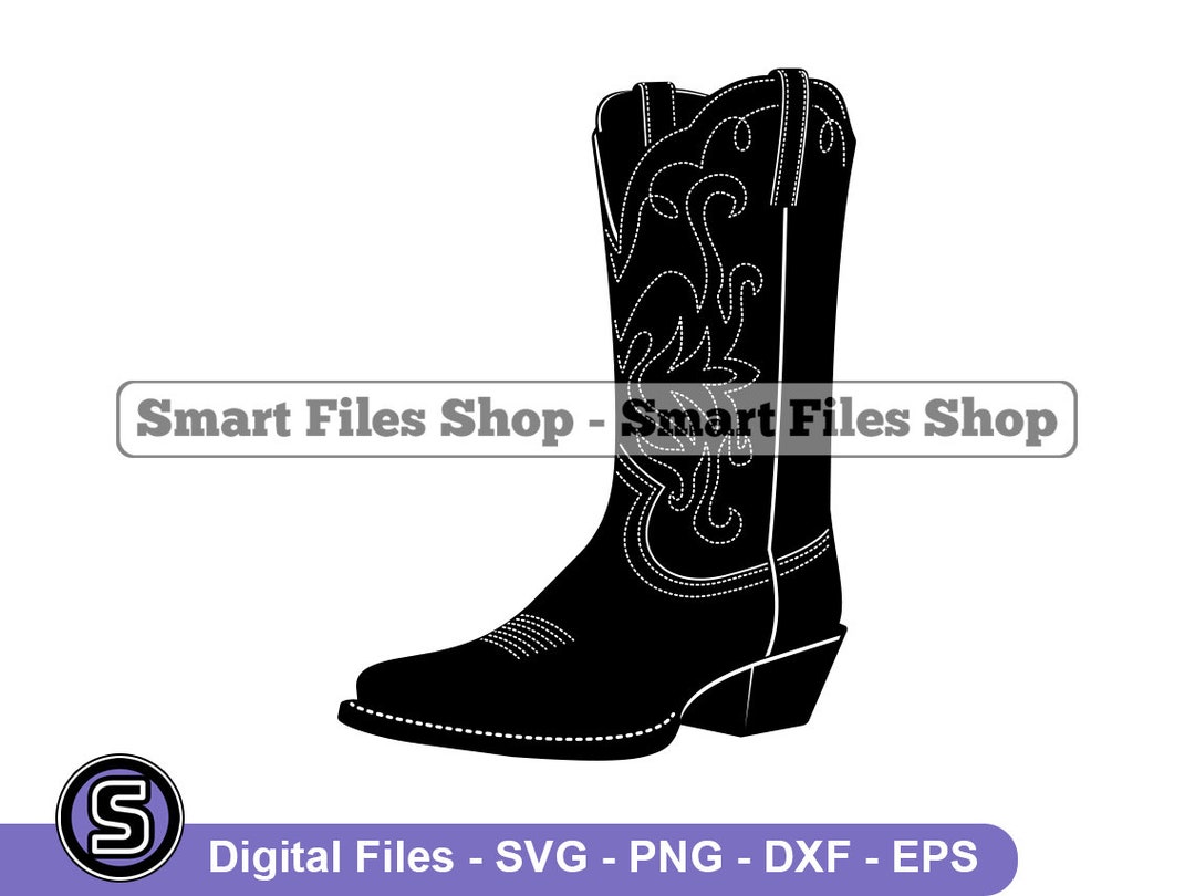 Oklahoma Boot Svg, Boot Svg, Oklahoma Svg, Cowboy Boot Svg, Boot Dxf ...
