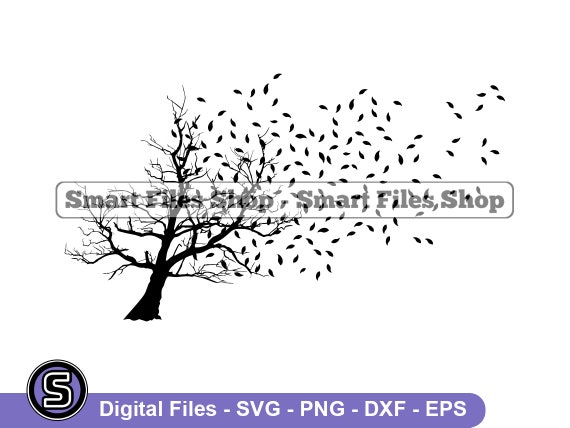 Wind Blowing Trees Clipart