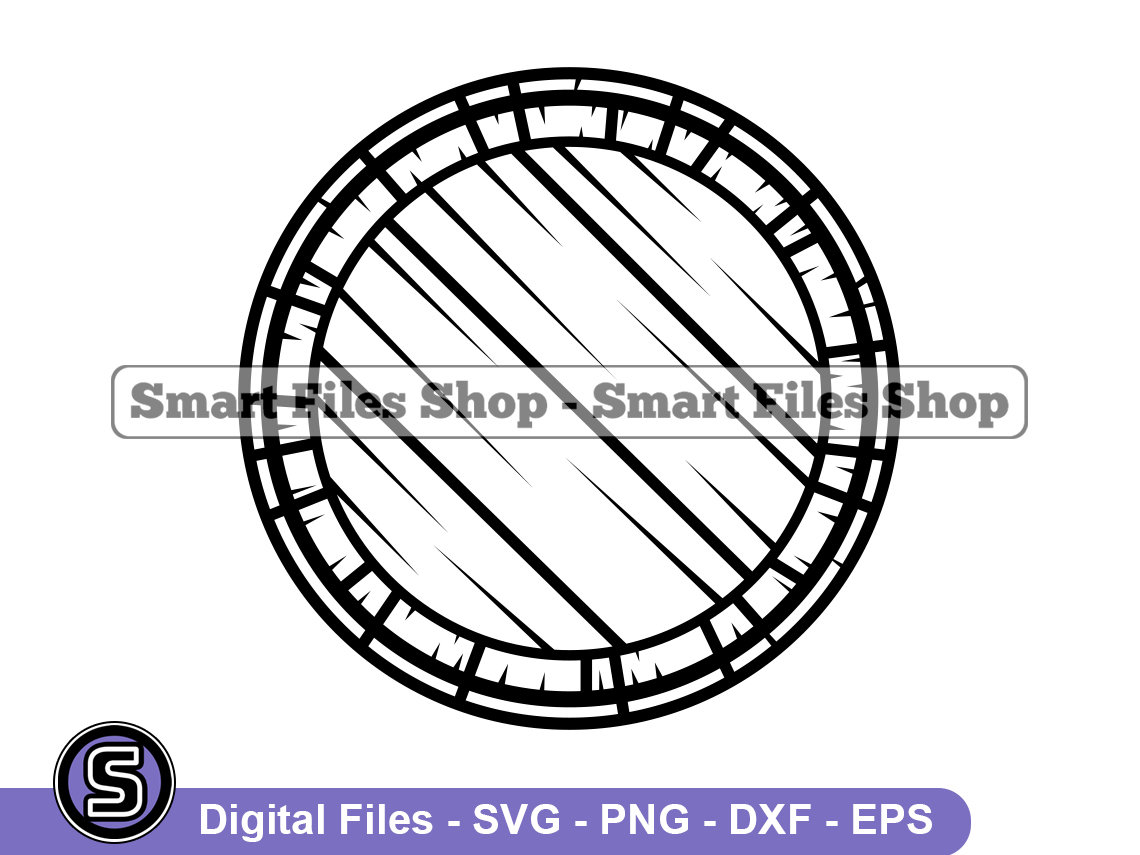 Wooden Barrel Top Svg, Barrel Svg, Wine Barrel Svg, Barrel Dxf, Barrel ...