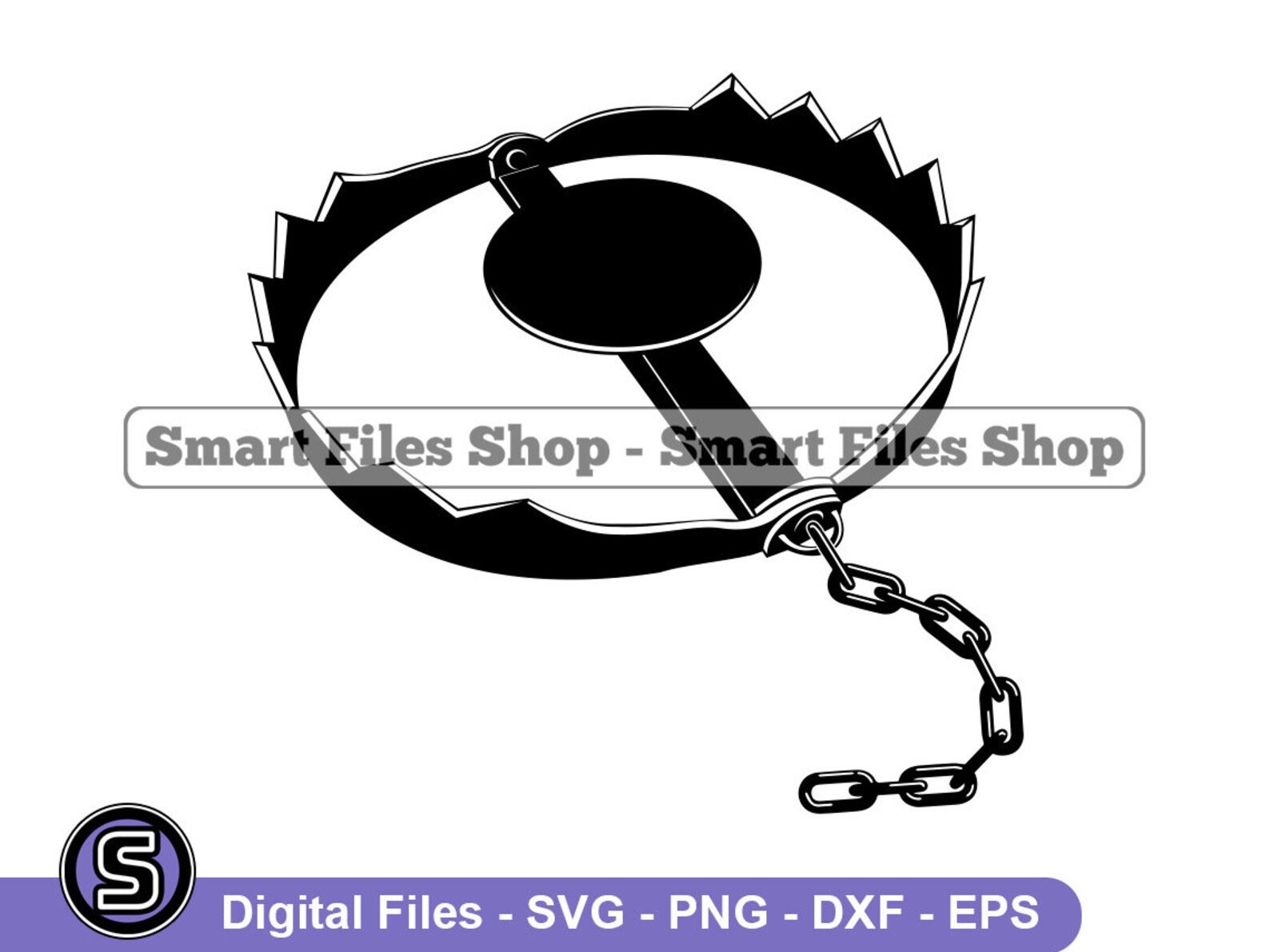 Bear Trap #3 Svg, Bear Trap Svg, Hunting Svg, Bear Trap Dxf, Bear Trap ...