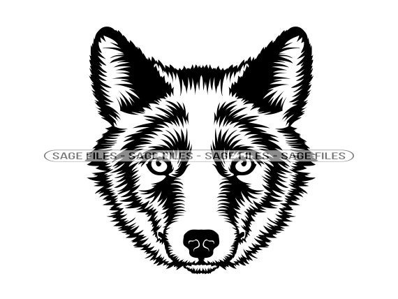 Coyote Mascot SVG Coyote Face SVG Coyote Head Svg Coyote - Etsy