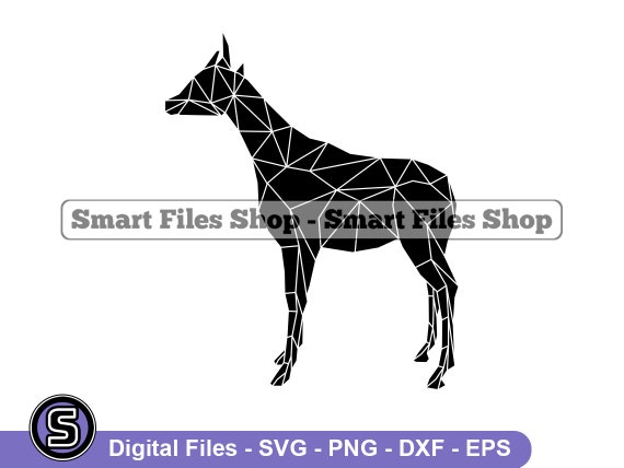 Geometric Okapi Svg Okapi Svg Geometric Animals Svg Animals - Etsy