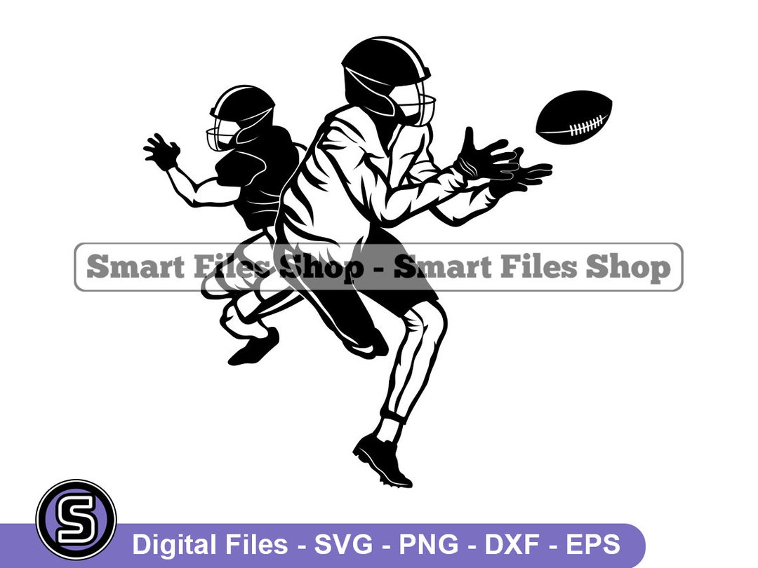 Football Player Cornerback SVG, Football Svg, Football Dxf, Football ...