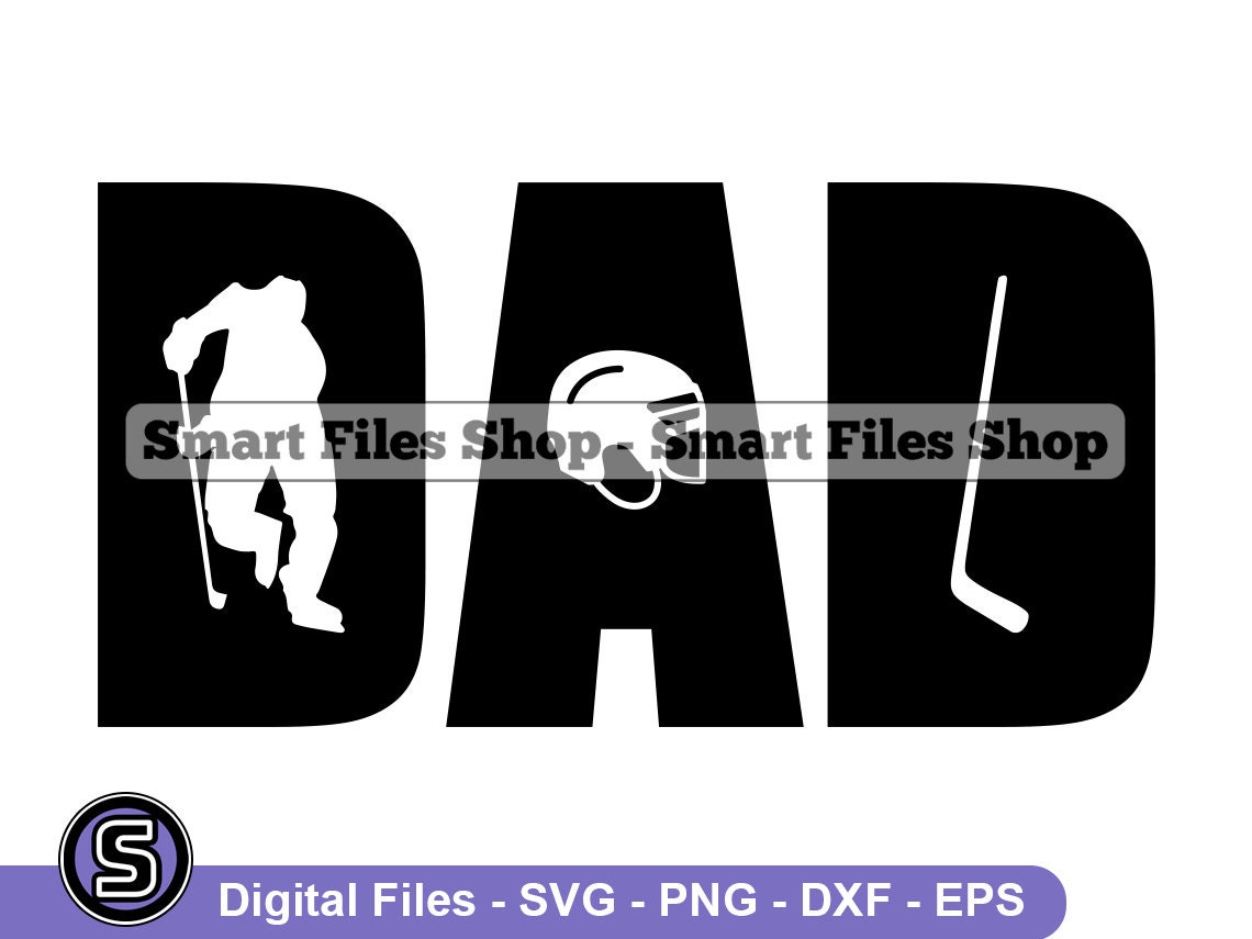 Hockey Dad SVG Dad Svg Father Svg Father's Day Svg Dad | Etsy