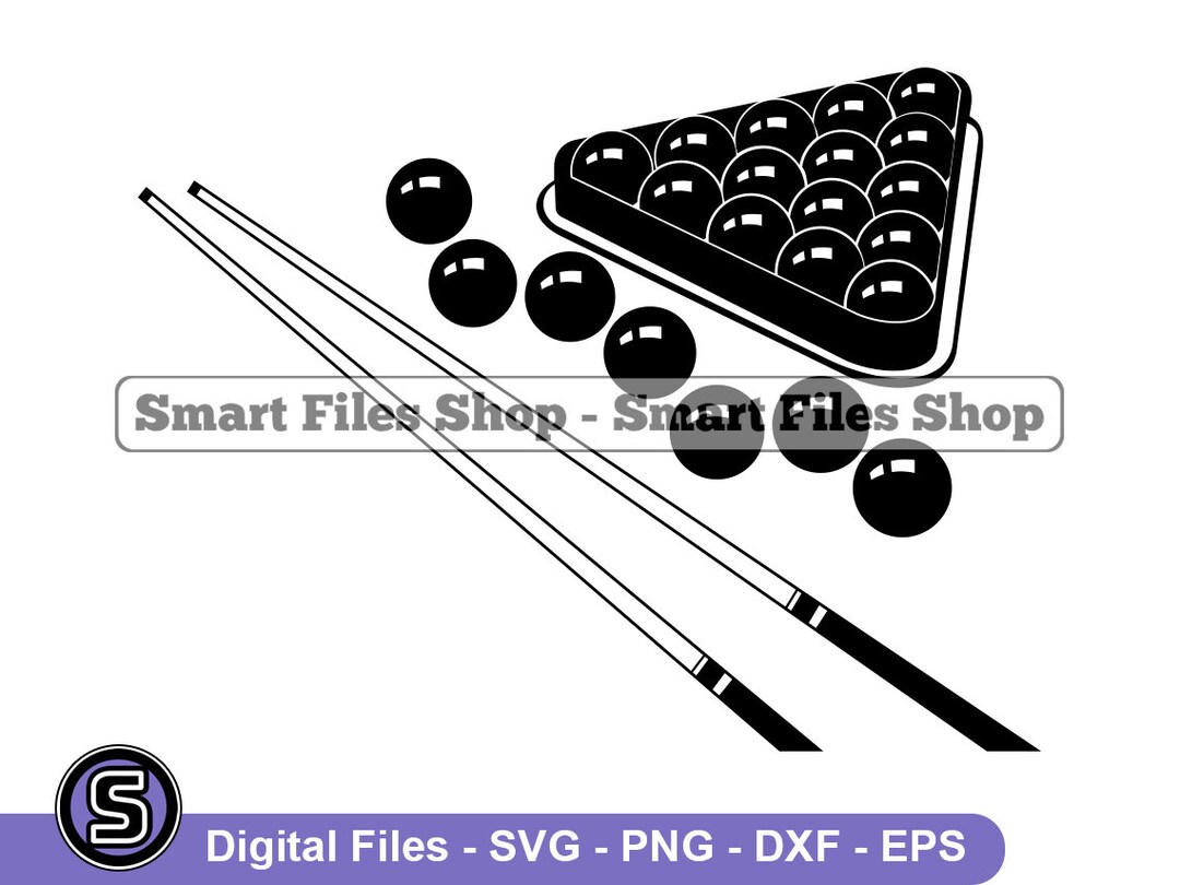 Snooker Svg, Billiards Svg, Billiards Pool Svg, Snooker Dxf, Snooker ...