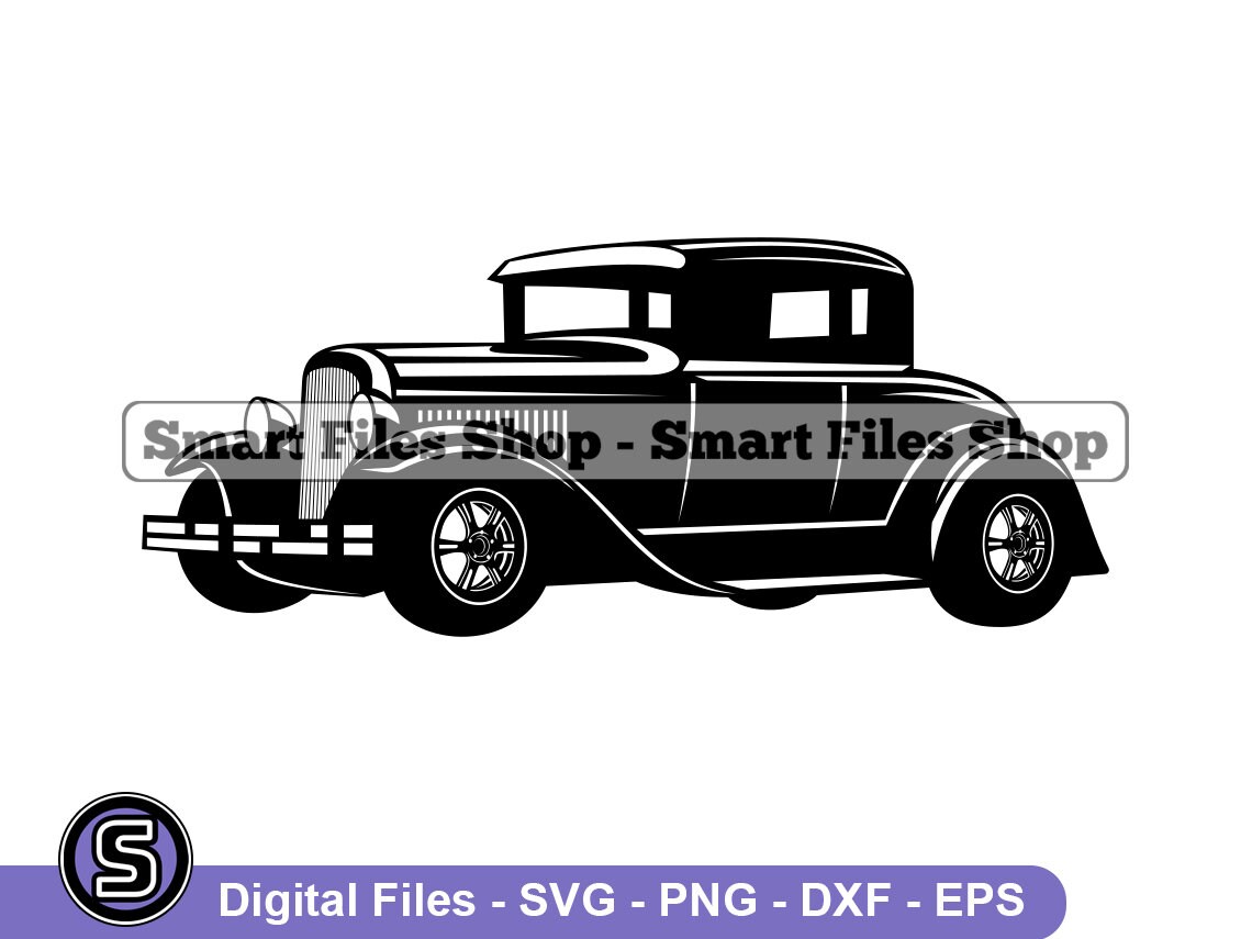 Vintage Car 7 Svg Retro Car Svg Automobile Svg Vintage Car | Etsy
