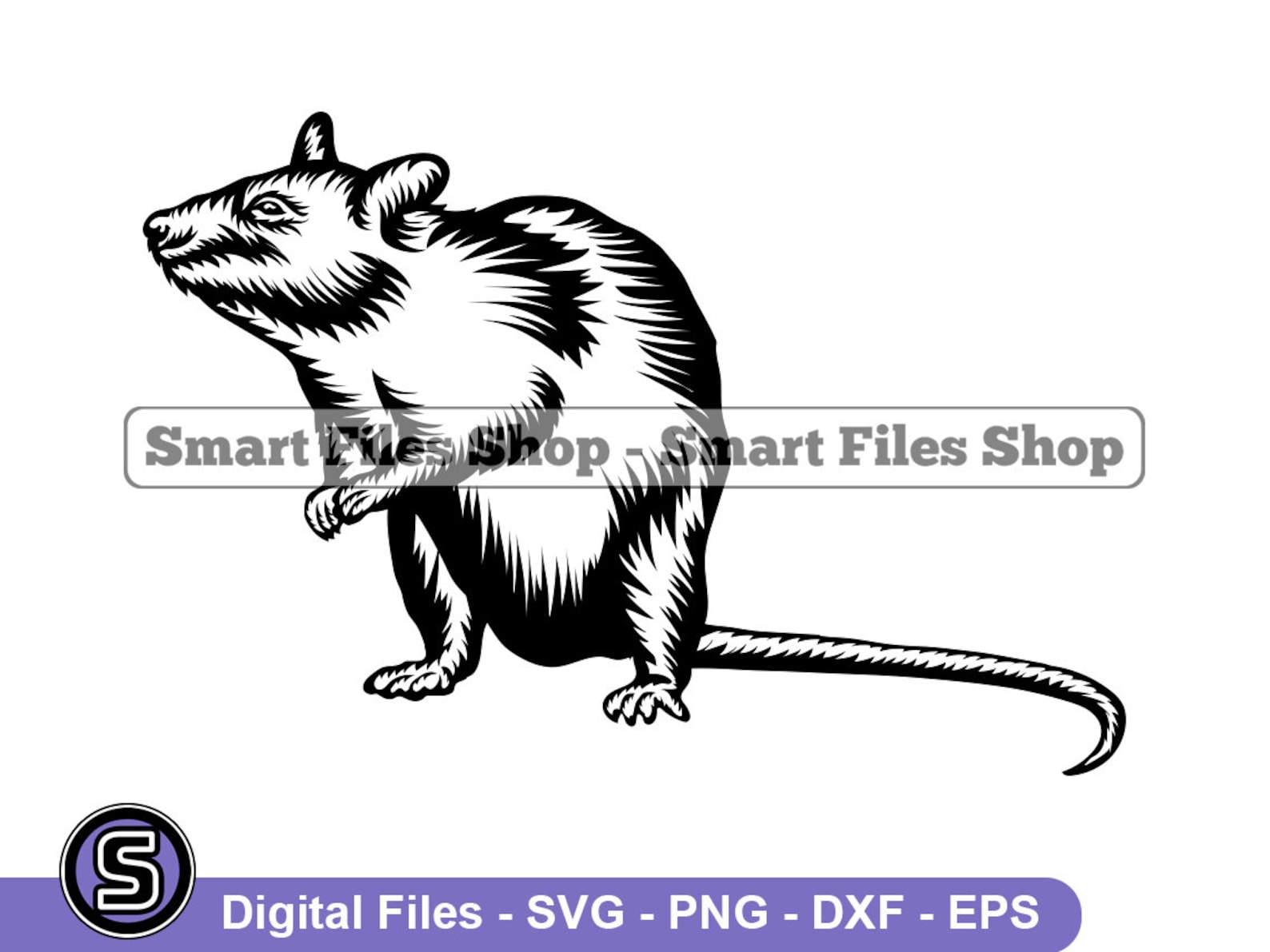 Rat 2 Svg Rat Svg Rodent Svg Exterminator Svg Rat Design - Etsy