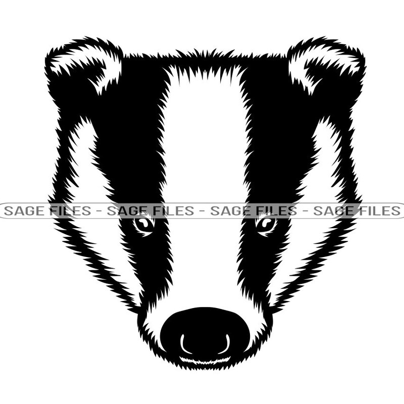 Png Badger Head - Etsy