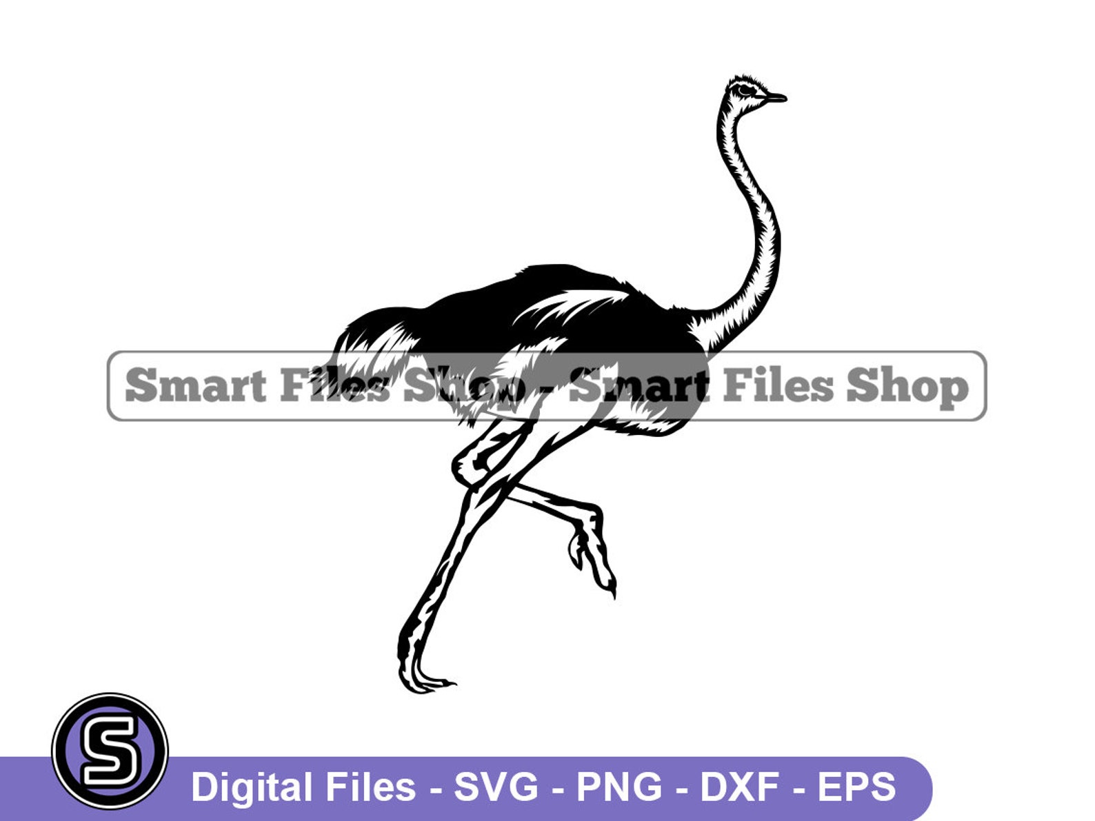Running Ostrich 2 SVG Ostrich SVG Safari Animals Svg | Etsy