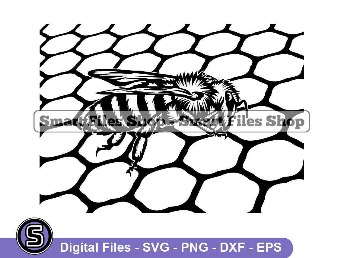 Honey Bee 3 Svg Bee SVG Queen Bee Svg Honey Bee Dxf Honey | Etsy