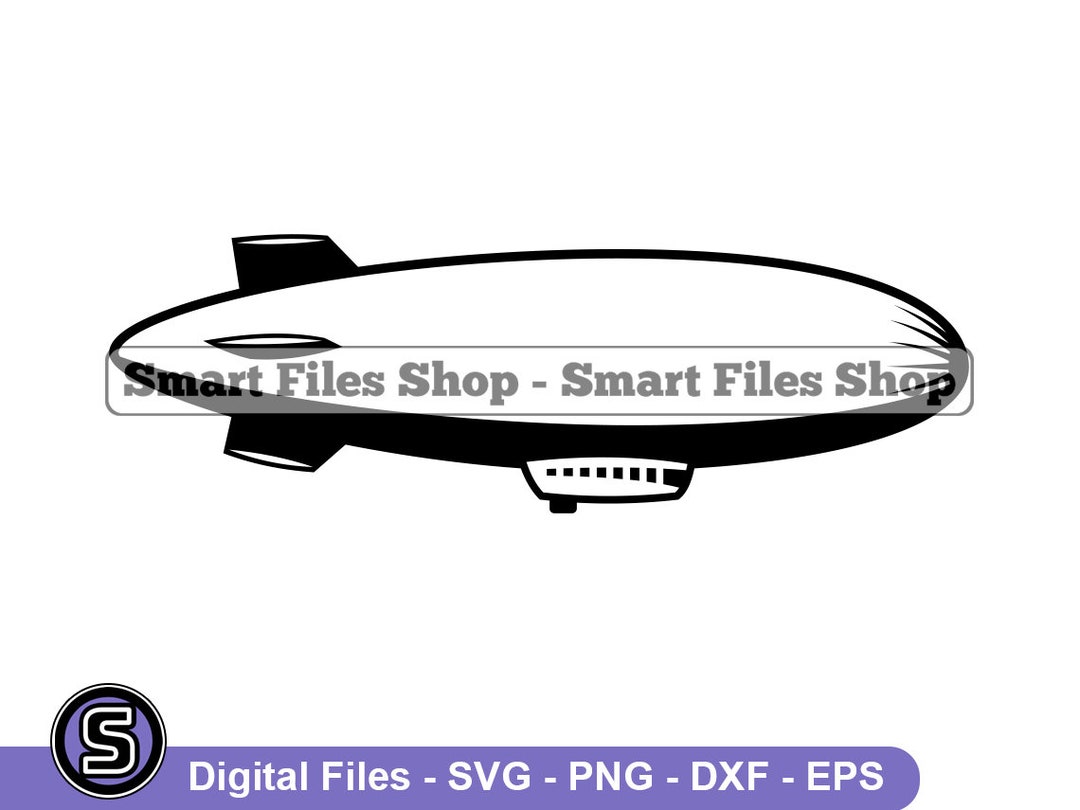 Blimp SVG, Flying Svg, Blimp Dxf, Blimp Png, Blimp Clipart, Blimp Files ...