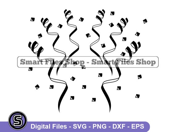 Party Confetti SVG Birthday Svg Party Svg Party Confetti - Etsy