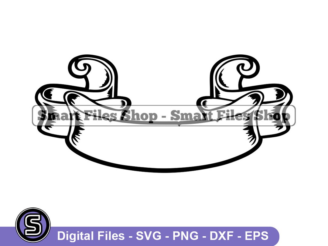 Vintage Banner Svg Retro Banner Svg Banner Svg Decorative Svg Banner Dxf Banner Png Banner