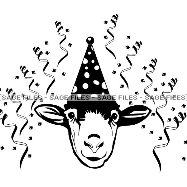 Sheep birthday svg - Etsy Nederland