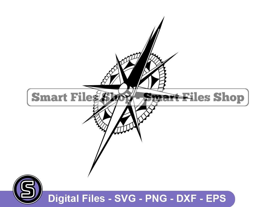 Compass Star 3 Svg Compass Star Svg Navigation SVG Compass - Etsy Hong Kong