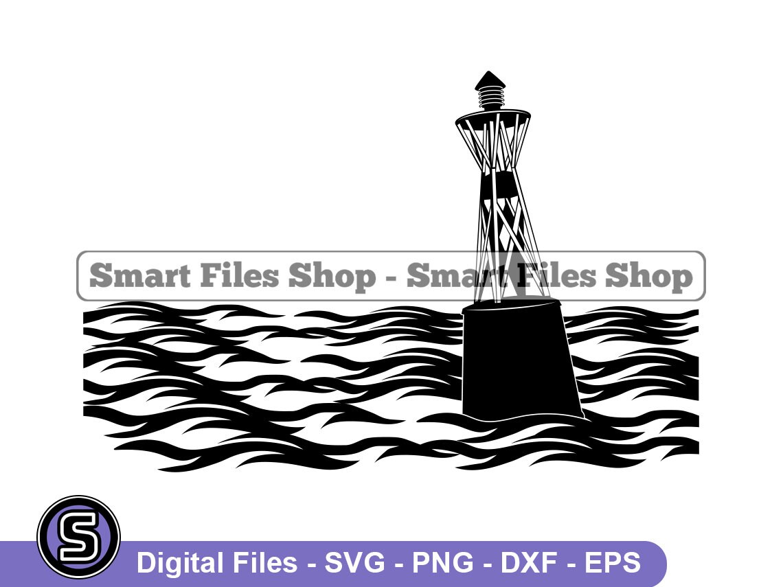 Marine Buoy SVG Ocean Svg Sea Svg Nautical Svg Port Svg | Etsy