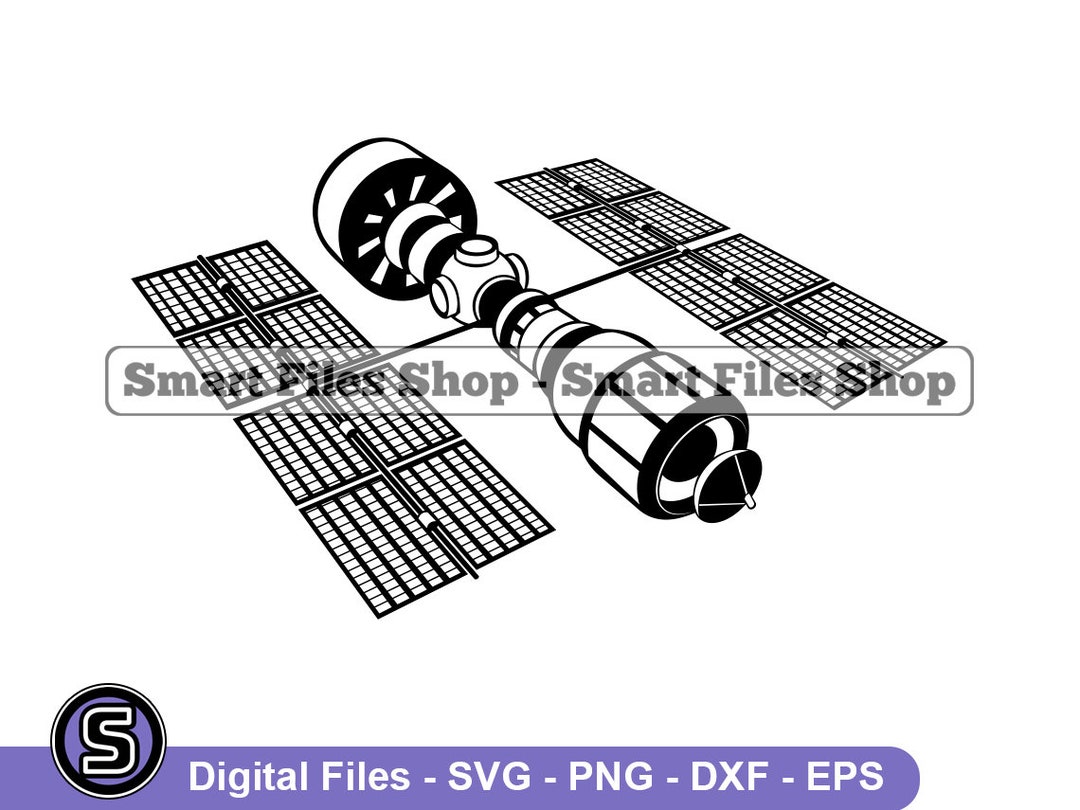 Satellite Svg, Space Svg, Satellite Dxf, Satellite Png, Satellite ...