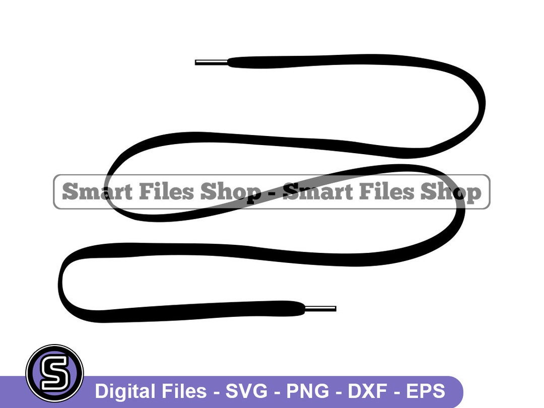Shoelace #2 SVG, Shoelace SVG, Shoe Lace Svg, Shoelace Dxf, Shoelace ...