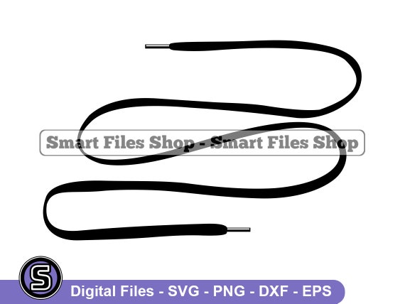 Shoelace 2 SVG Shoelace SVG Shoe Lace Svg Shoelace Dxf | Etsy