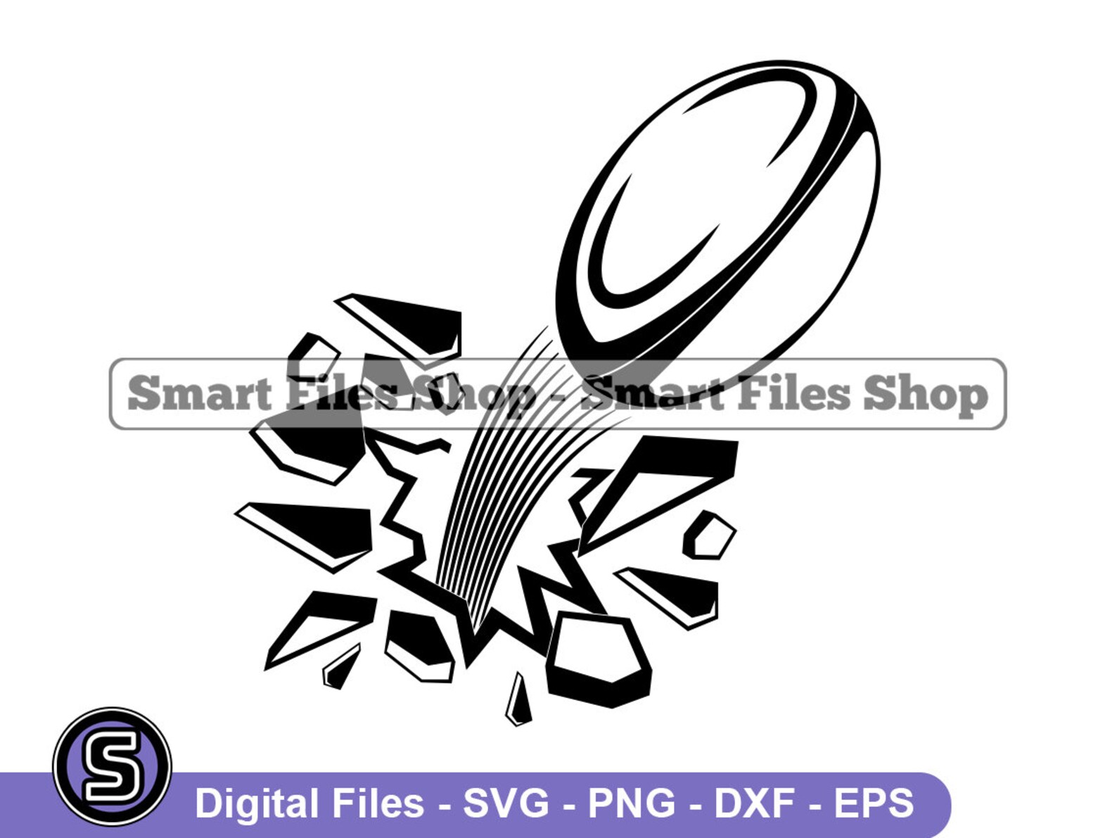 Smashing Rugby Ball Svg, Rugby Ball Logo Svg, Rugby Ball Svg, Rugby ...