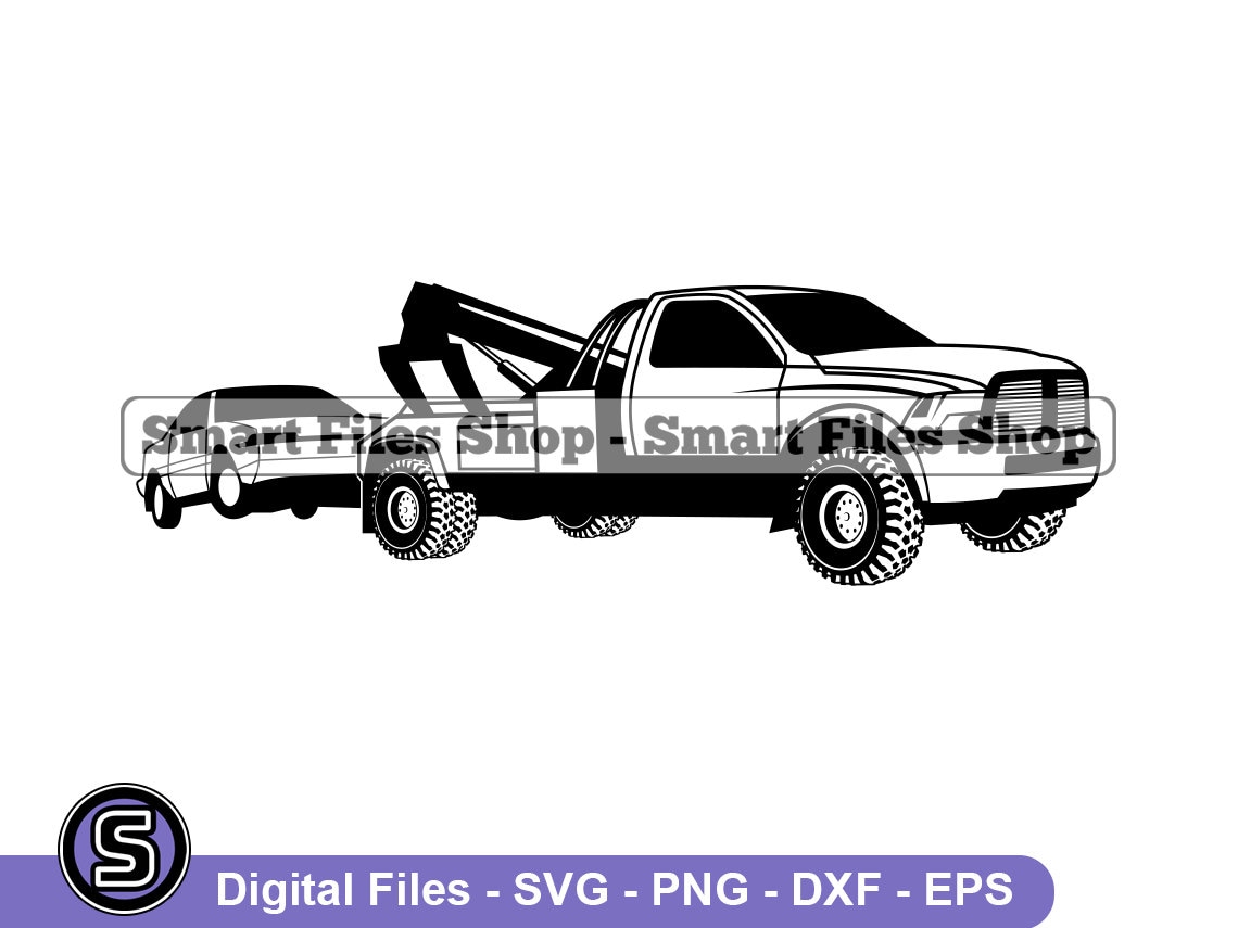 Tow Truck With Car Svg Towing Svg Tow Truck Svg Tow Truck - Etsy