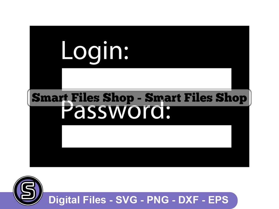 Login and Password Svg, Login Svg, Password Svg, Login Dxf, Login Png ...
