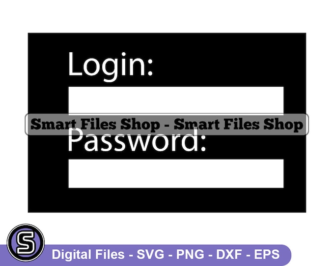 Login Button Svg, Login Button Cut Files, Computer Svg, Laptop Svg ...