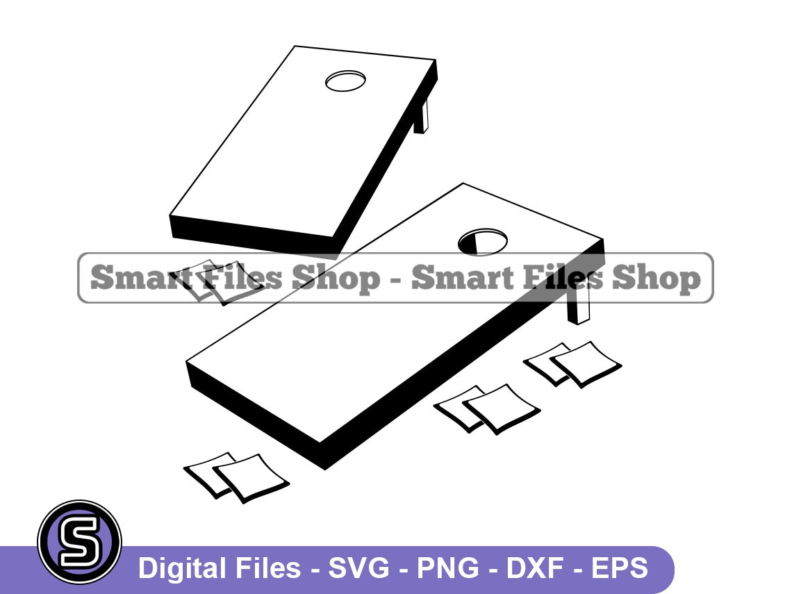 Cornhole Boards Svg, Cornhole Game Svg, Backyard Game Svg, Cornhole Dxf ...