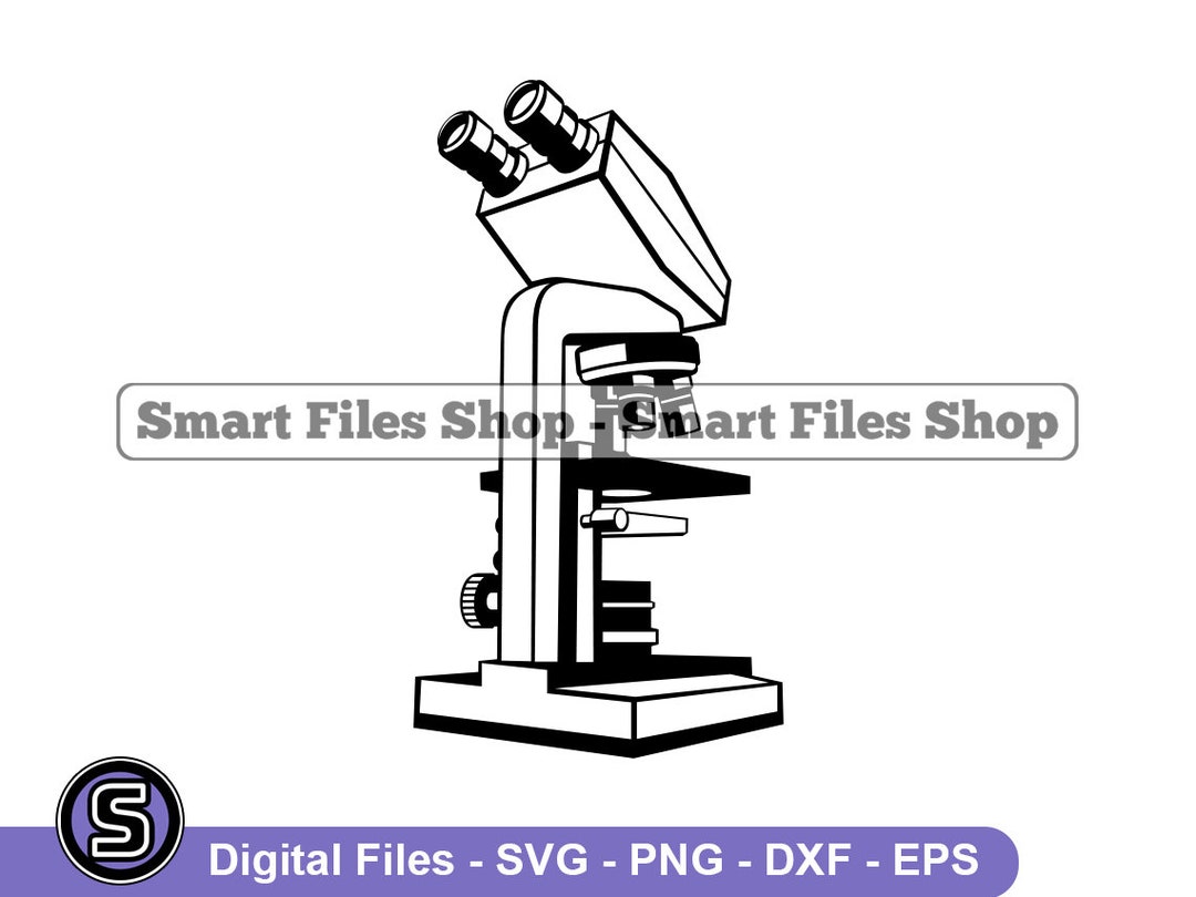 Microscope Svg, Microscope Dxf, Microscope Png, Microscope Clipart ...