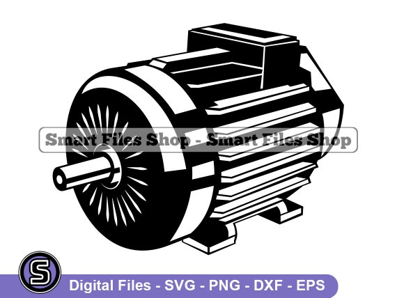 Electric Motor Svg Electric Car Motor Svg EV Motor Svg Self - Etsy