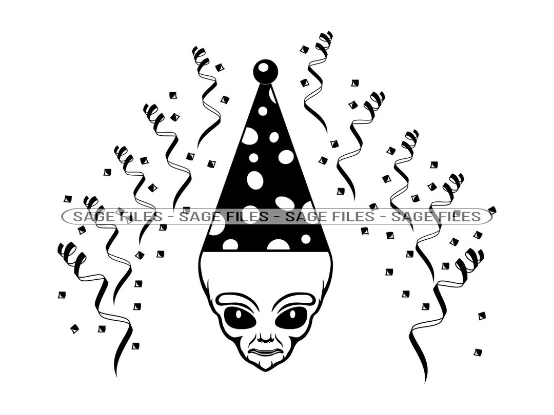 Alien Birthday Svg, Alien Svg, Birthday Party Svg, Birthday Svg, Alien ...