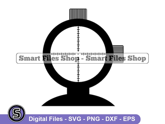 Sniper Scope 2 Svg Sniper Svg Sniper Scope Dxf Sniper | Etsy