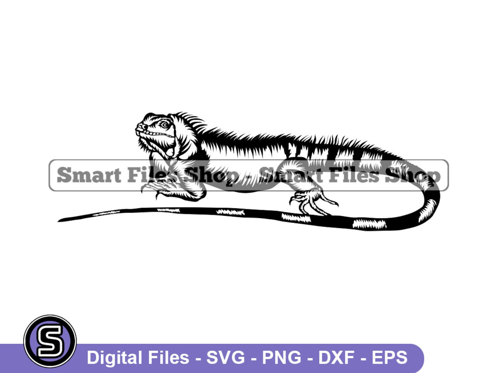 Iguana 2 Svg Iguana Svg Lizard Svg Reptile Svg Iguana - Etsy