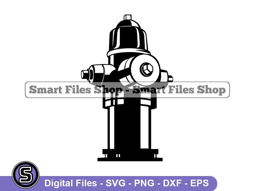 Fire Hydrant 2 Svg, Firefighter Svg, Fireman Svg, Fire Hydrant Dxf ...