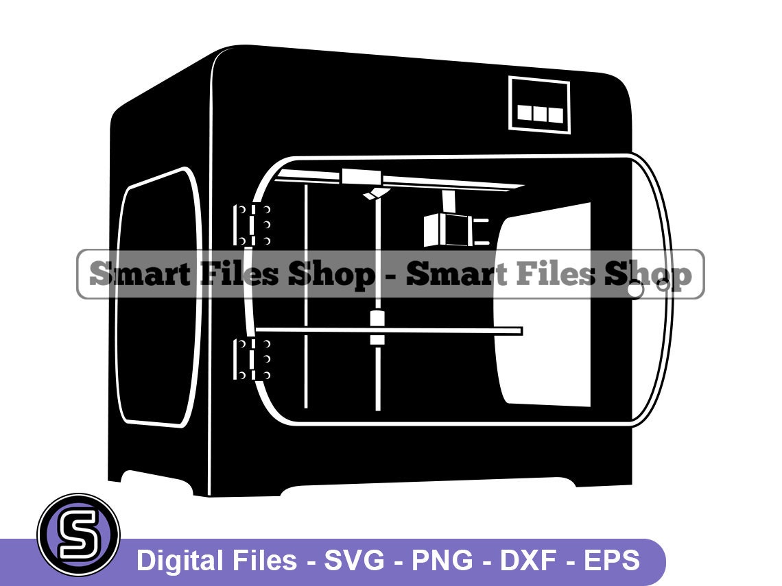 3D Printing Machine 2 Svg 3D Printing Svg 3d Printing Dxf | Etsy
