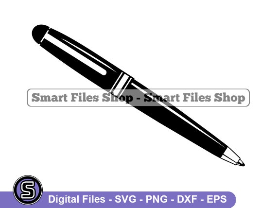 Ball Point Pen 2 Svg Writing Svg Pen Design Svg Pen Svg | Etsy