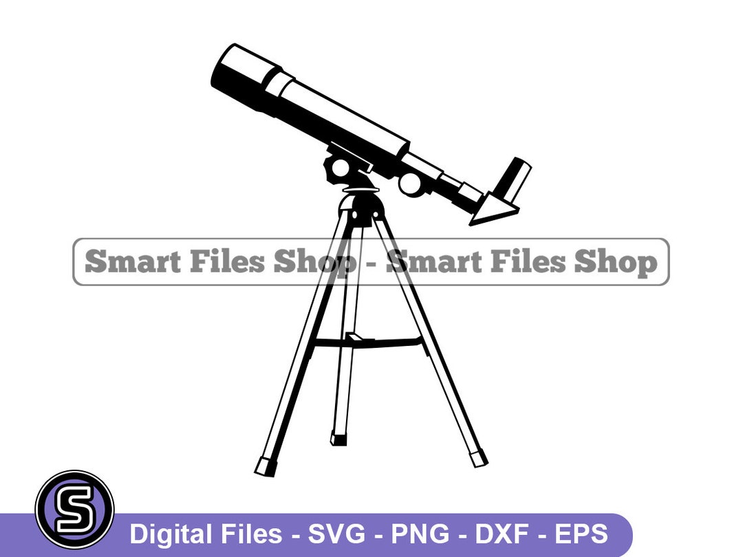 Telescope #4 Svg, Telescope Svg, Telescope Dxf, Telescope Png ...