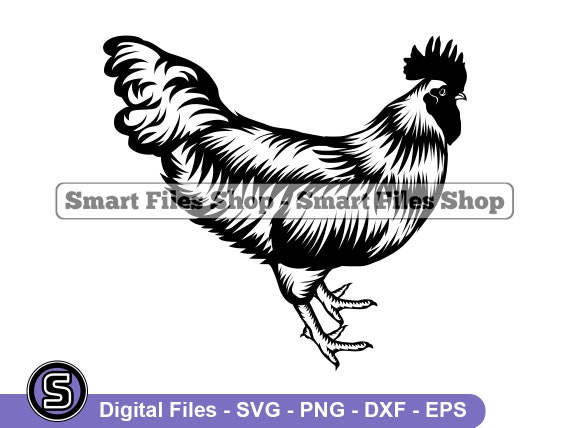 Rhode Island Red Rooster Svg Rooster Dxf Rooster Png - Etsy