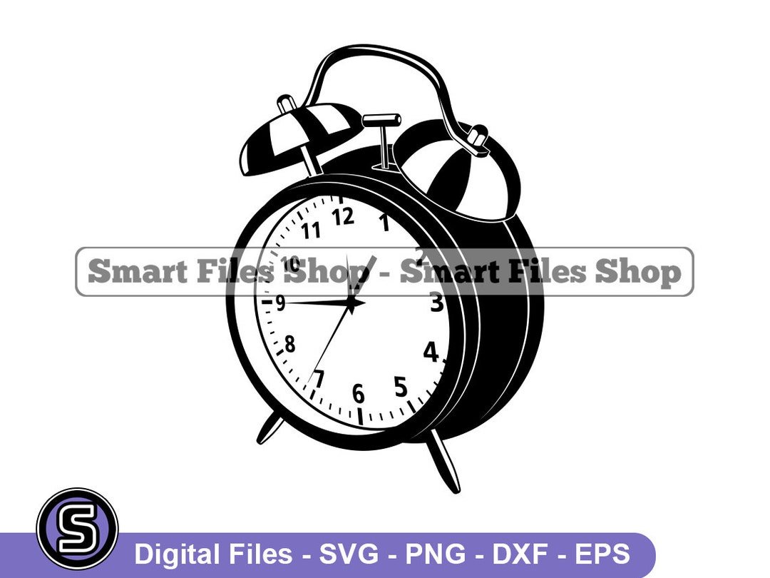 Wecker Svg, Wecker Svg, Wecker Dxf, Wecker Png, Wecker Clipart, Wecker ...