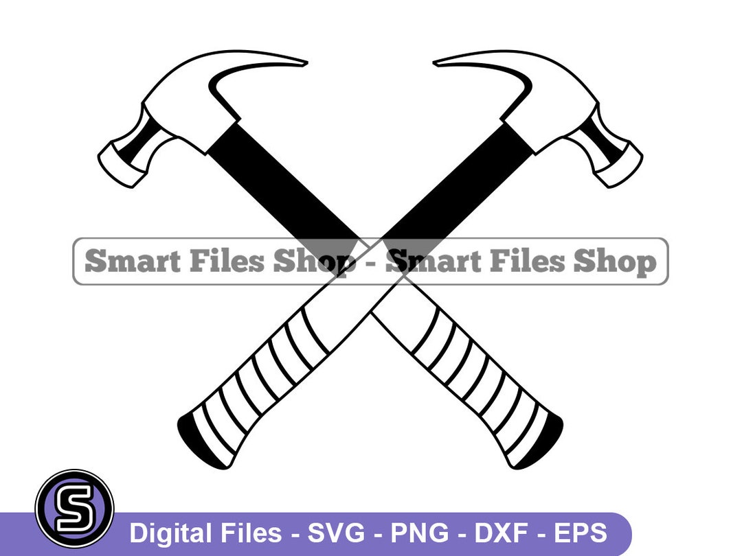 Hammer Logo 3 Svg, Hammer Svg, Tools Svg, Handyman Svg, Hammer Dxf ...
