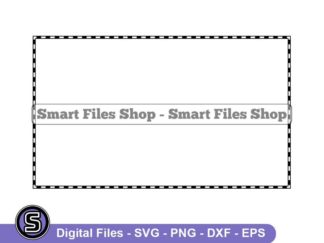 Checkered Frame SVG, Decorative Frame Svg, Frame Dxf, Frame Png, Frame ...