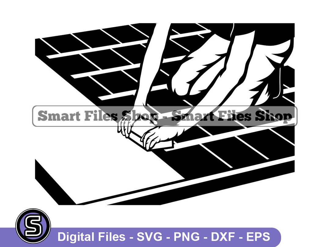 Tile Laying Mason Svg, Masonry Svg, Mason Svg, Mason Dxf, Mason Png ...