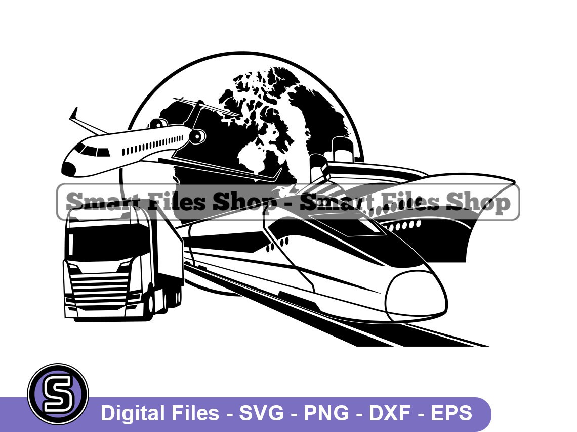 Logistics Logo Svg Logistics Svg Transport Svg Logistics | Etsy