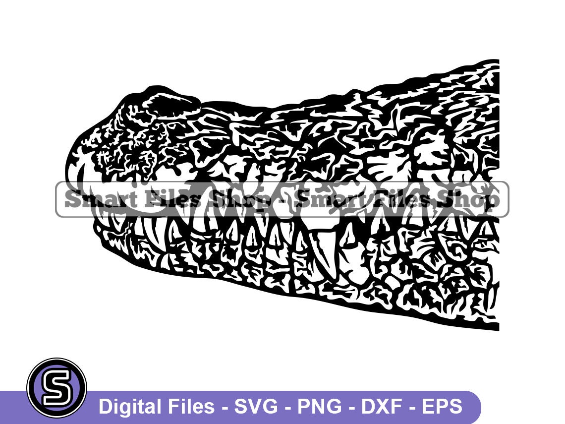 Crocodile Mouth Svg Crocodile Teeth Svg Crocodile Svg - Etsy